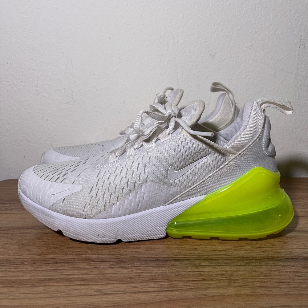 Nike Air Max Am 270 White Volt Rare Shoe Sneaker Men'… - Gem